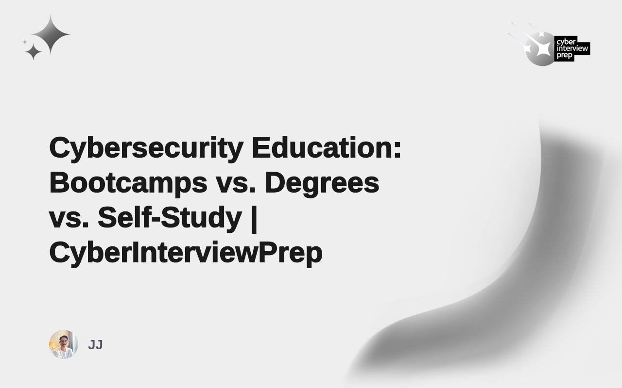 Cybersecurity Education: Bootcamps vs. Degrees vs. Self-Study ...