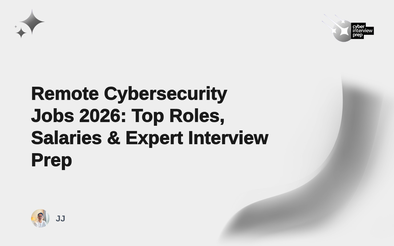 Remote Cybersecurity Jobs 2026: Top Roles, Salaries & Expert Interview Prep