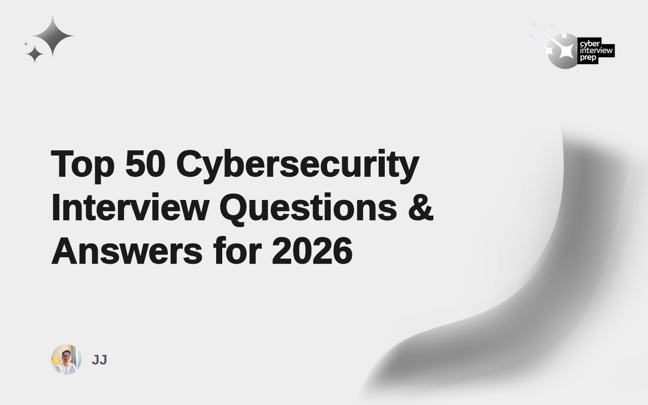 Top 50 Cybersecurity Interview Questions & Answers for 2026